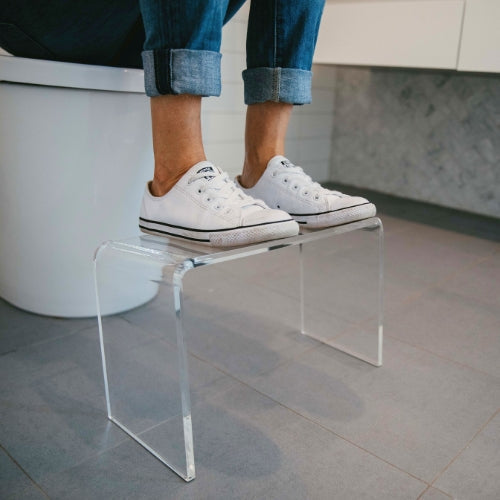 PROPPR ACER Clear Toilet Stool – PROPPR | Award Winning Toilet Foot ...